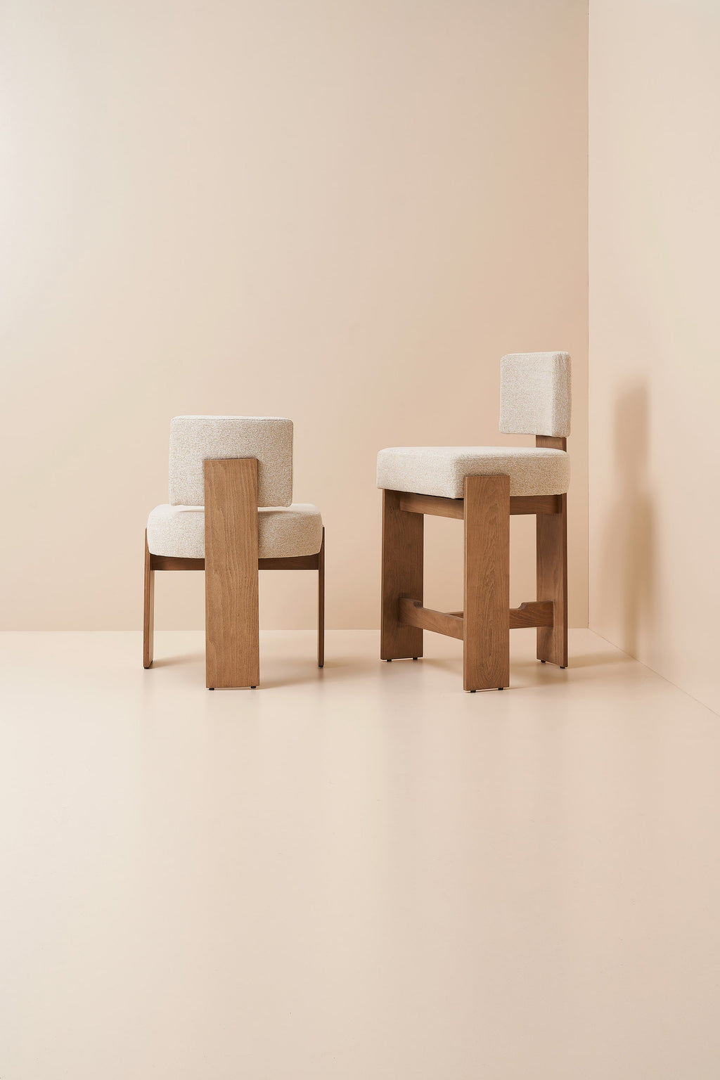 armless hannah - teak – Loop And Twist